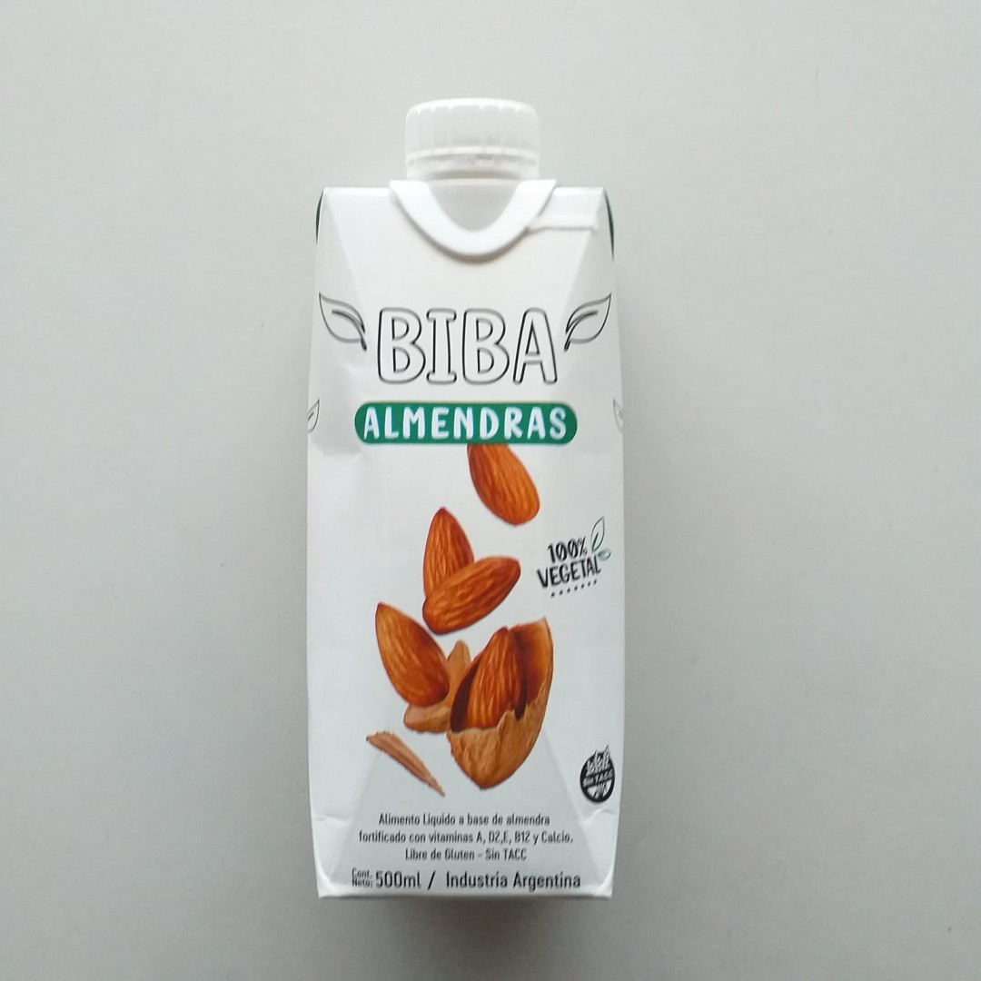 Leche de almendras BIBA sin azucar x 500 ml