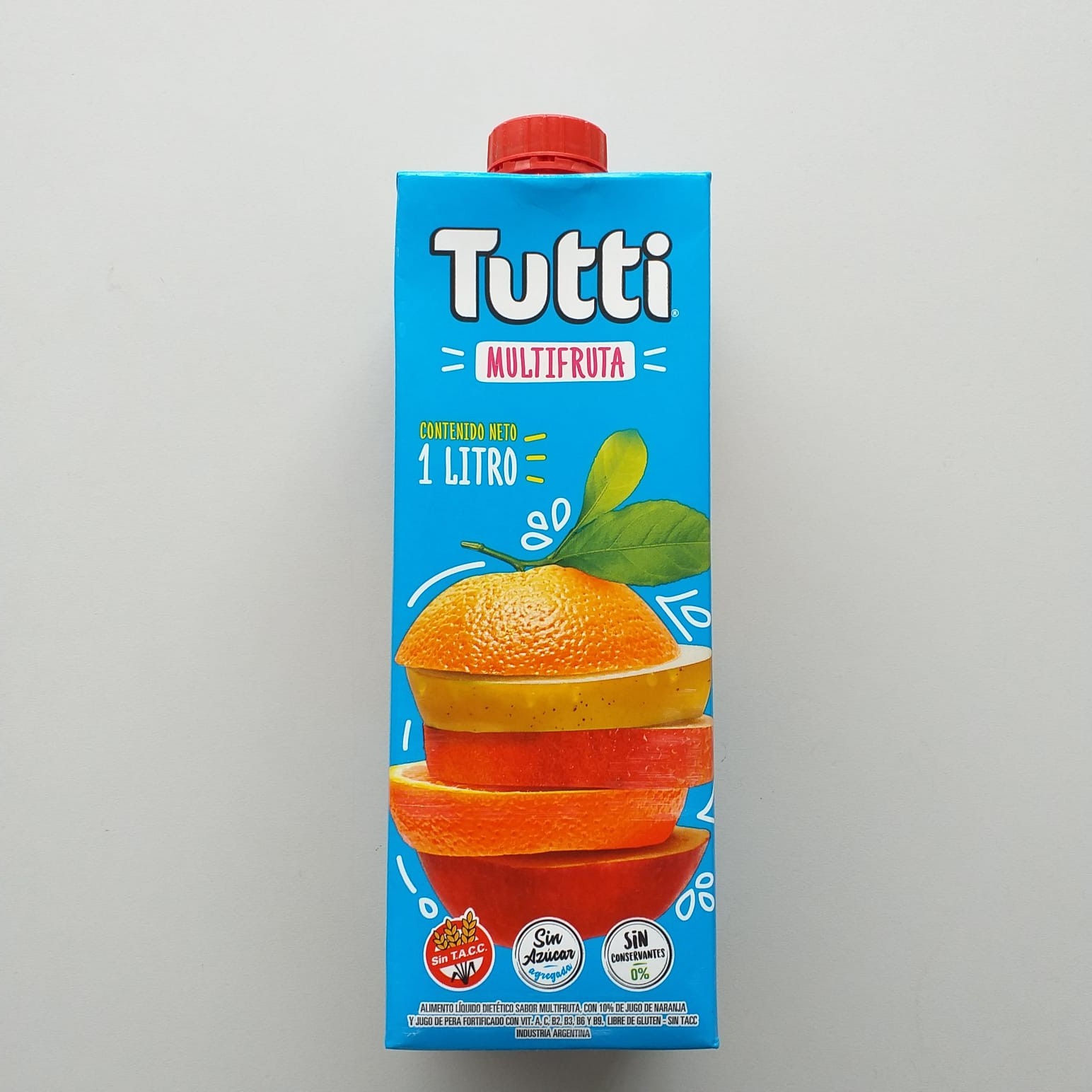 Jugo de multifruta TUTTI s/az x 1 lt